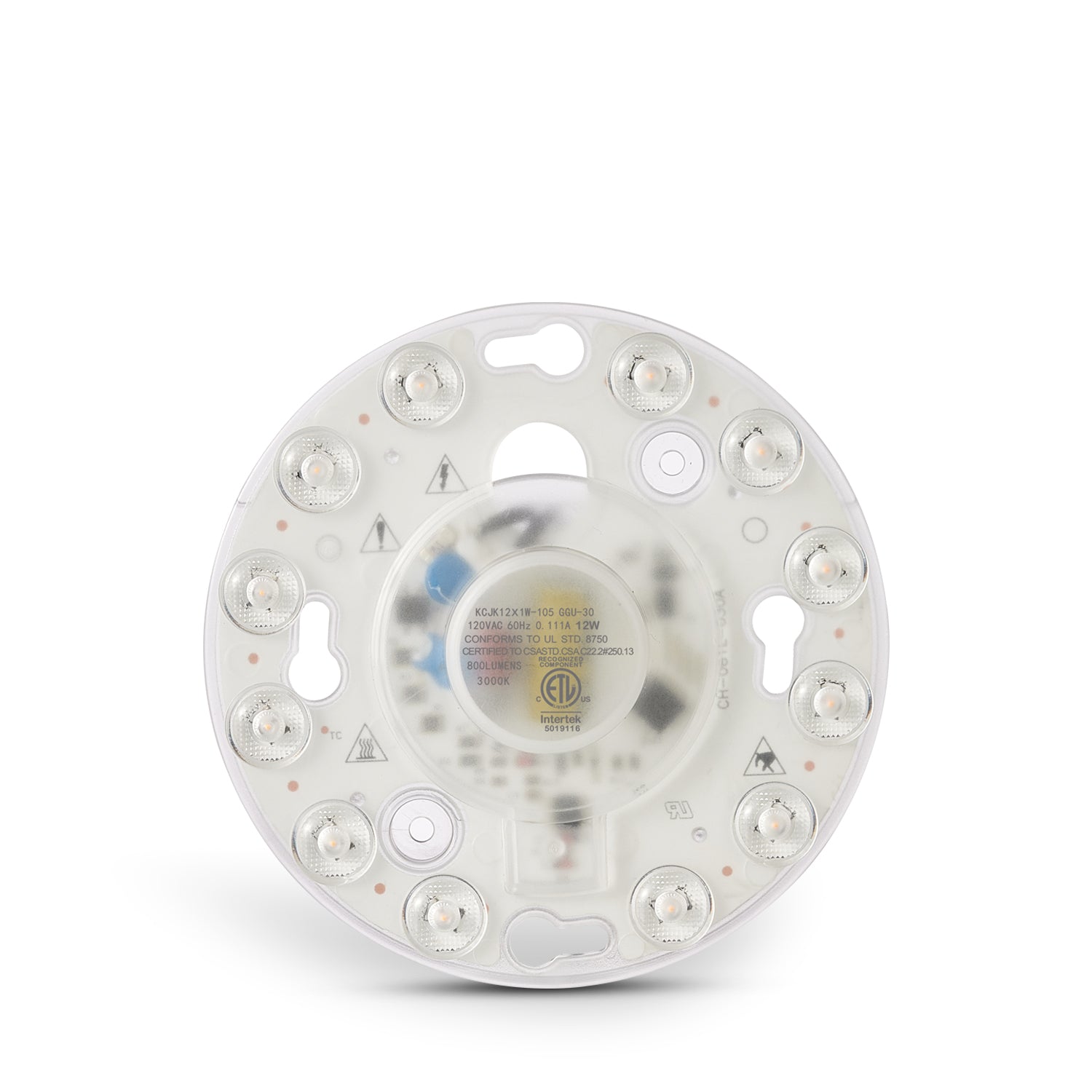 QPlus LED Circular Module Panel, Replacement Light, 4.1 Inch, 12W, 800