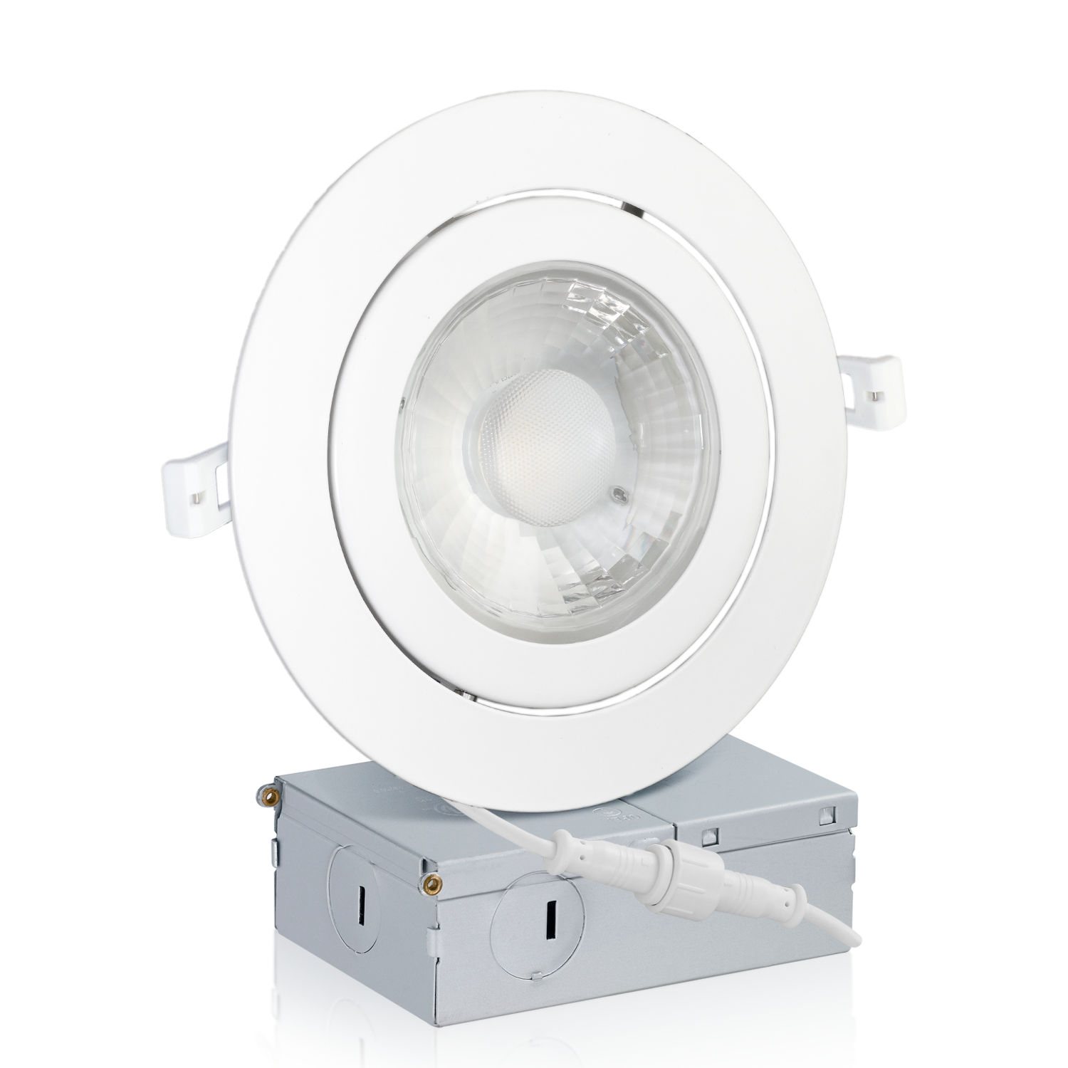 QPlus 6 Inch Dimmable Recessed LED Slim Gimbal | Recessed Light | Pot ...