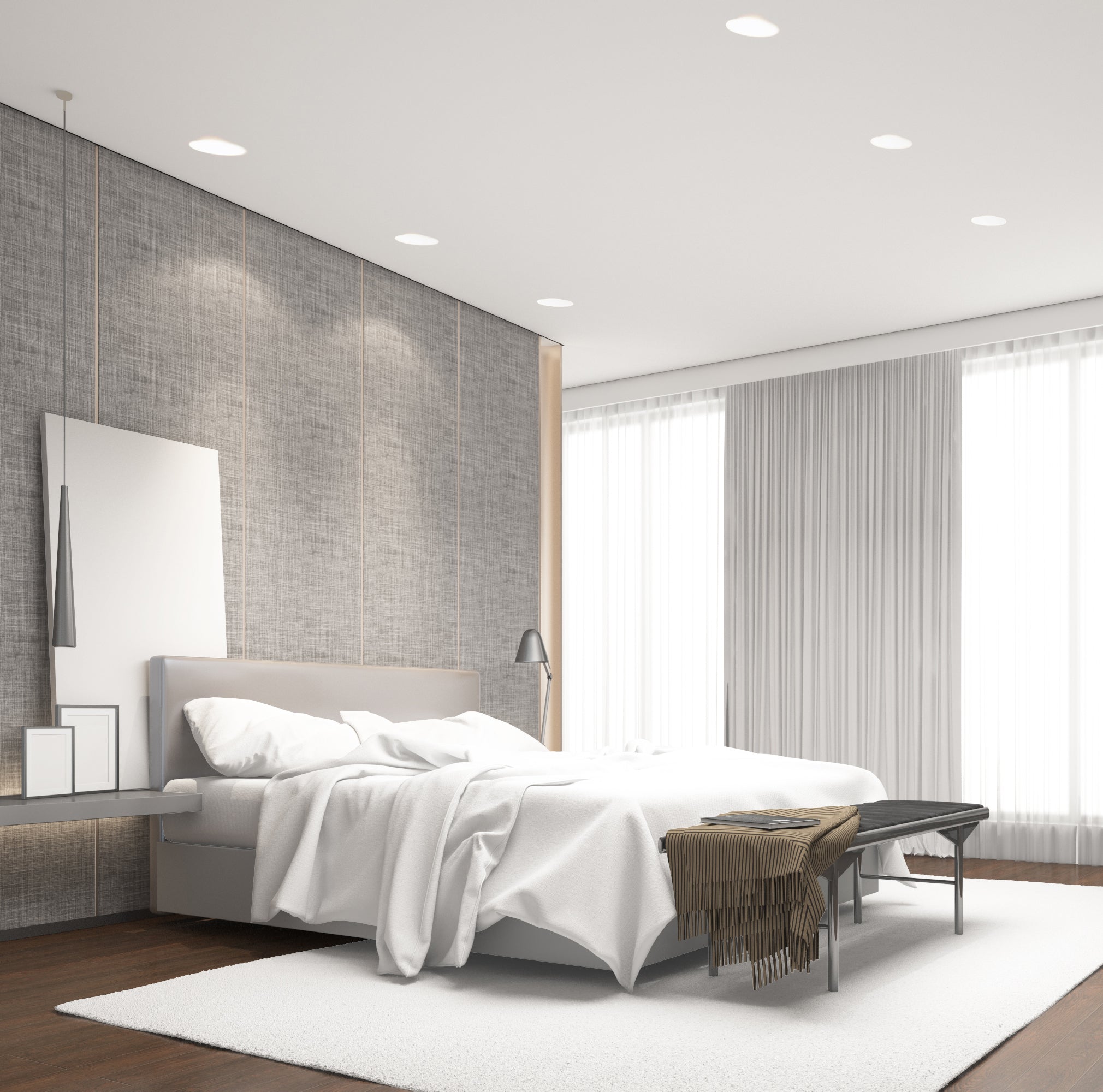 QPlus 4 Inch Slim Recessed LED Pot Lights For Dry & Damp Location Pink ...